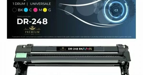 Compra Toner Brother DR-248-UNICOLOR - Alphaink - nero -ciano - magenta- giallo