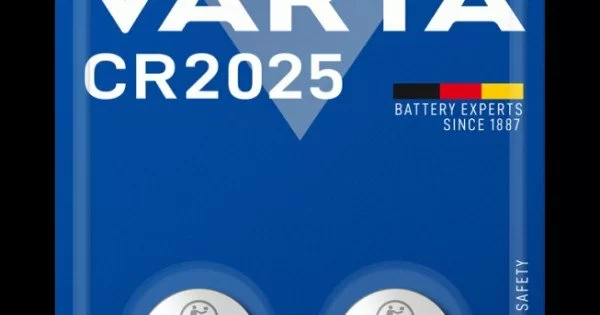 Batteria-VARTA-CR2025-confezione-2-pile-in-Litio-a-Bottone-Piatta-Specialistica-3-Volts-Diametro ...